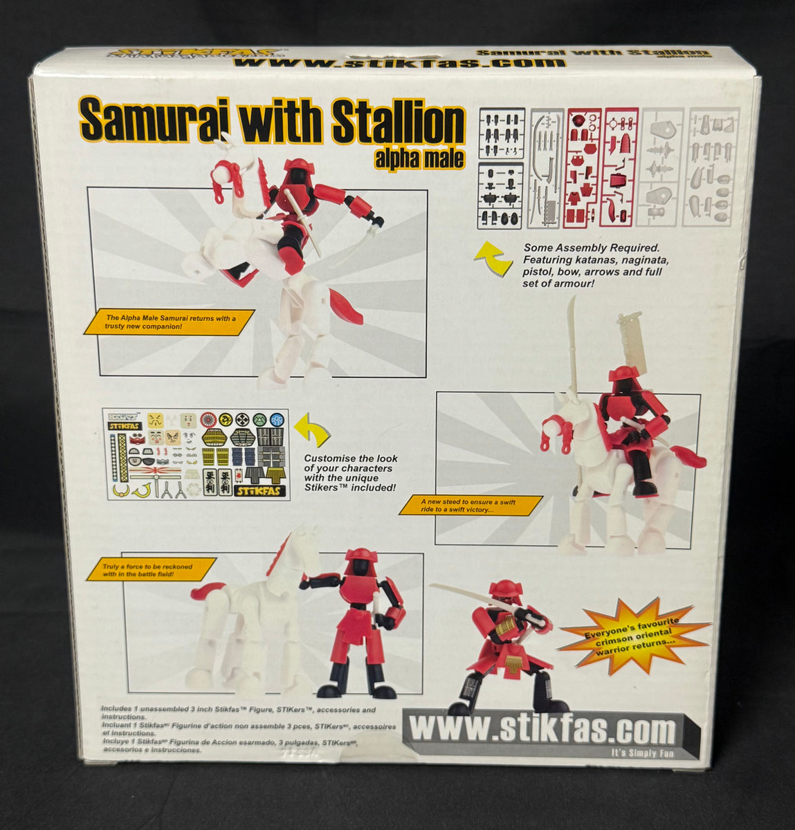 STIKFAS ALPHA MALE SAMURAI WITH STALLION – Another Dimension Comics